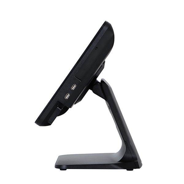 New product 15 inch true flat 10 points capacitive touch screen all in one POS terminal(Black ...